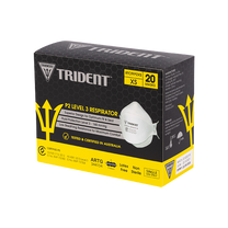 Trident P2 Respirator Level 3 Face Masks, Individually Packaged, Box/2 ...